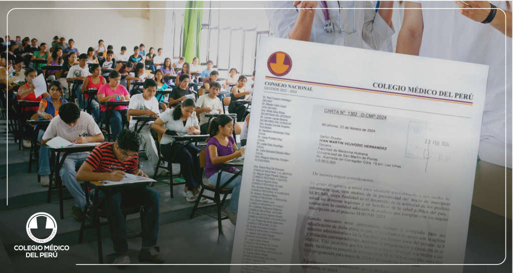 CMP SOLICITA CELERIDAD DE TRÁMITES DE TITULACIÓN A FACULTADES DE ...