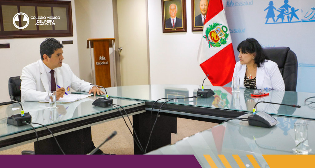 CMP Y ESSALUD AÚNAN ESFUERZOS POR MEJORAR CONDICIONES DEL MÉDICO Y ...